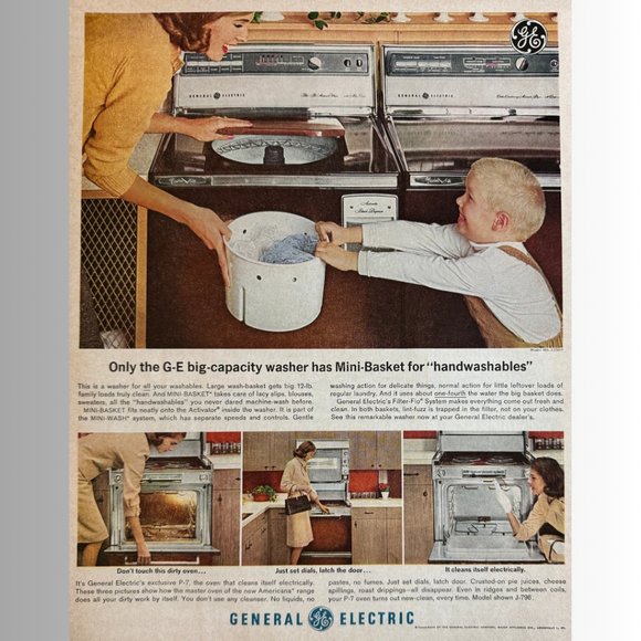 General Electric | Art | 964 General Electric Print Ad Ephemera ...